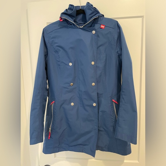 Helly Hansen | Jackets & Coats | Helly Hansen Royal Blue Rain Coat ...
